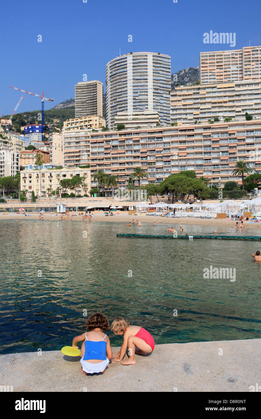 The Larvotto beach of Monaco Stock Photo - Alamy