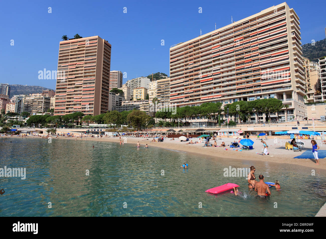 The Larvotto beach of Monaco Stock Photo - Alamy