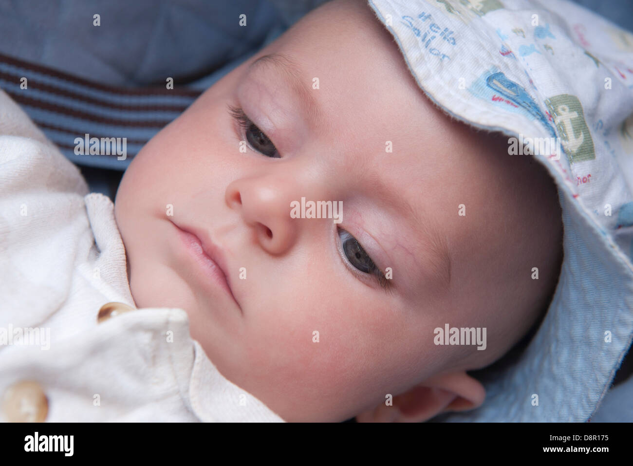 Baby, high angle view Stock Photo - Alamy
