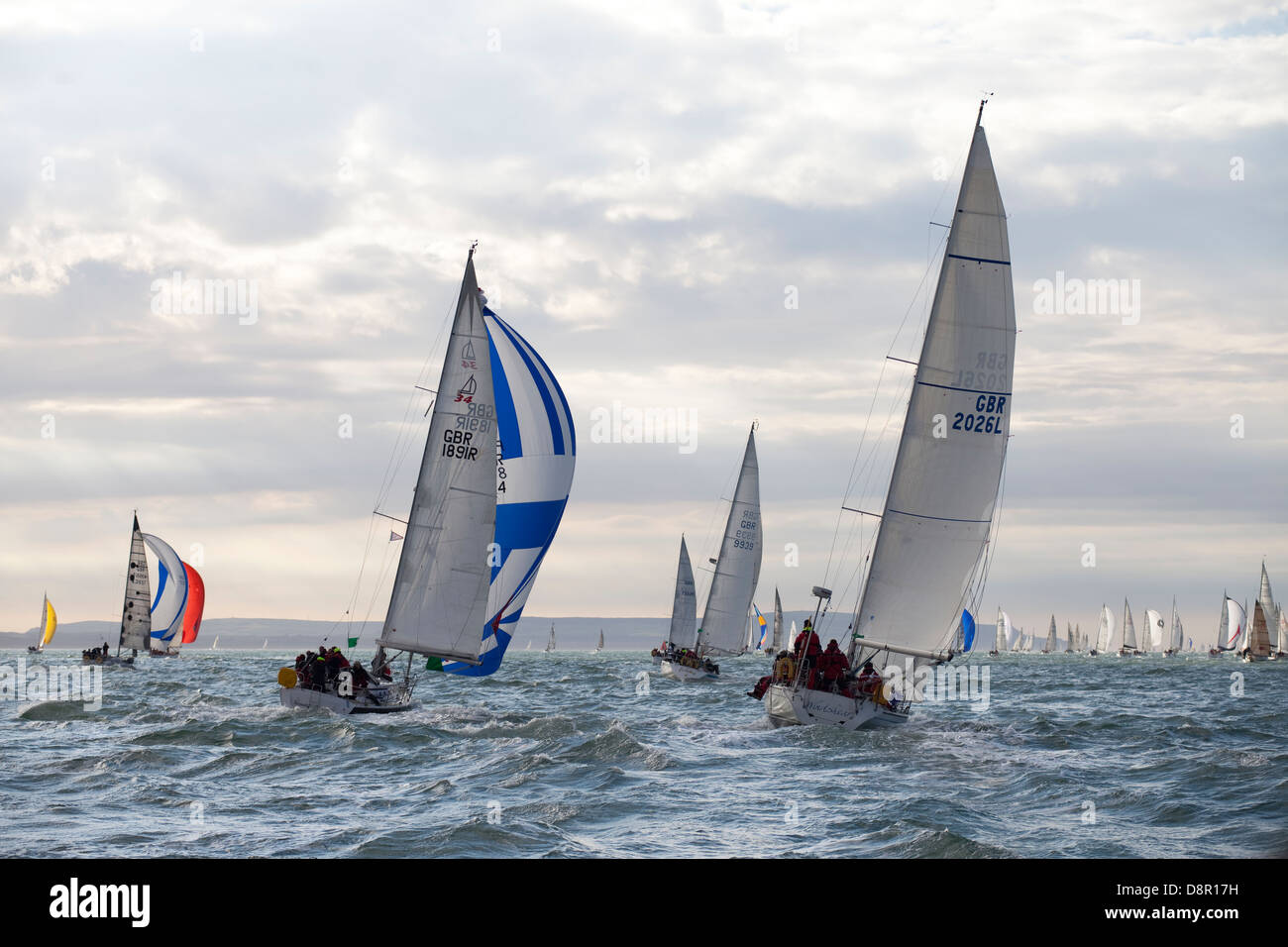 Round the island race hi-res stock photography and images - Alamy