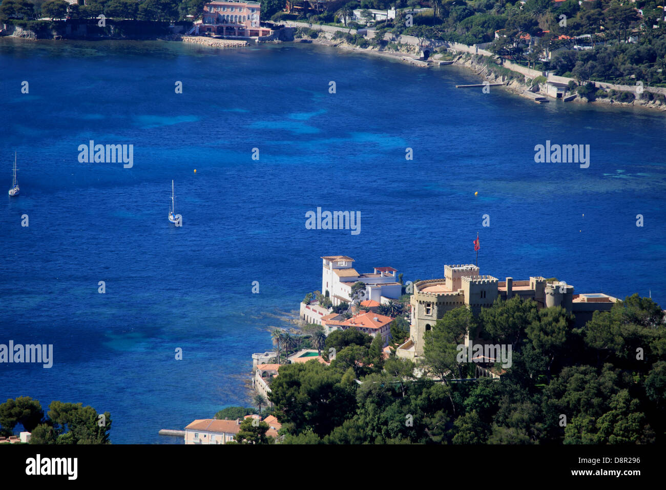 Top view above the French Riviera coast Stock Photo - Alamy