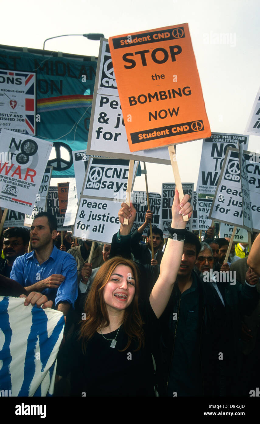 March & rally against bombing of Afghanistan following terrorist ...