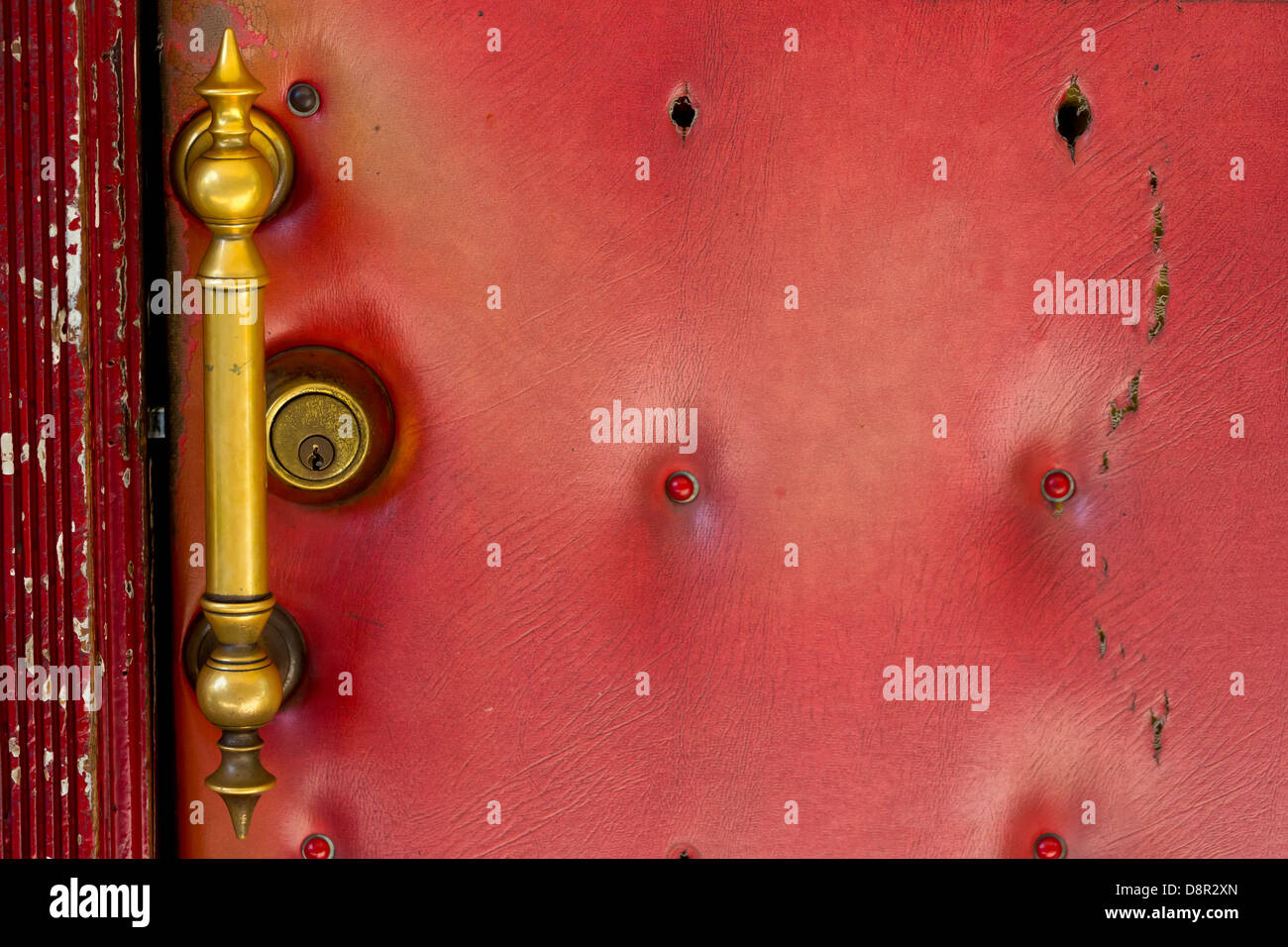 Red Door to a Bar in Makati City in Manila, Philippines Stock Photo - Alamy