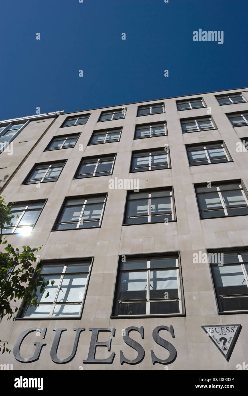 london offices of clothing retailer guess?, berners street, london ...