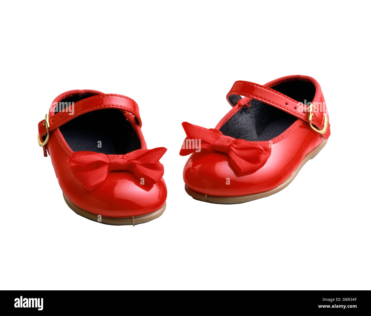 Red Baby shoes Stock Photo - Alamy