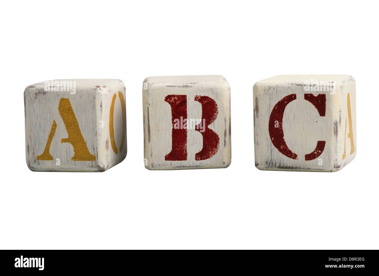 Colorful abc letters blocks hi-res stock photography and images - Alamy