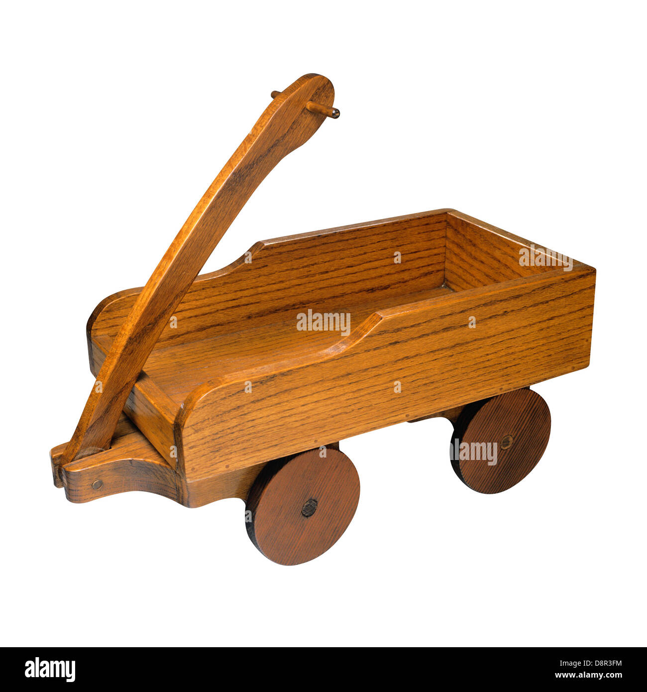 Garden wooden wagon Stock Photo - Alamy