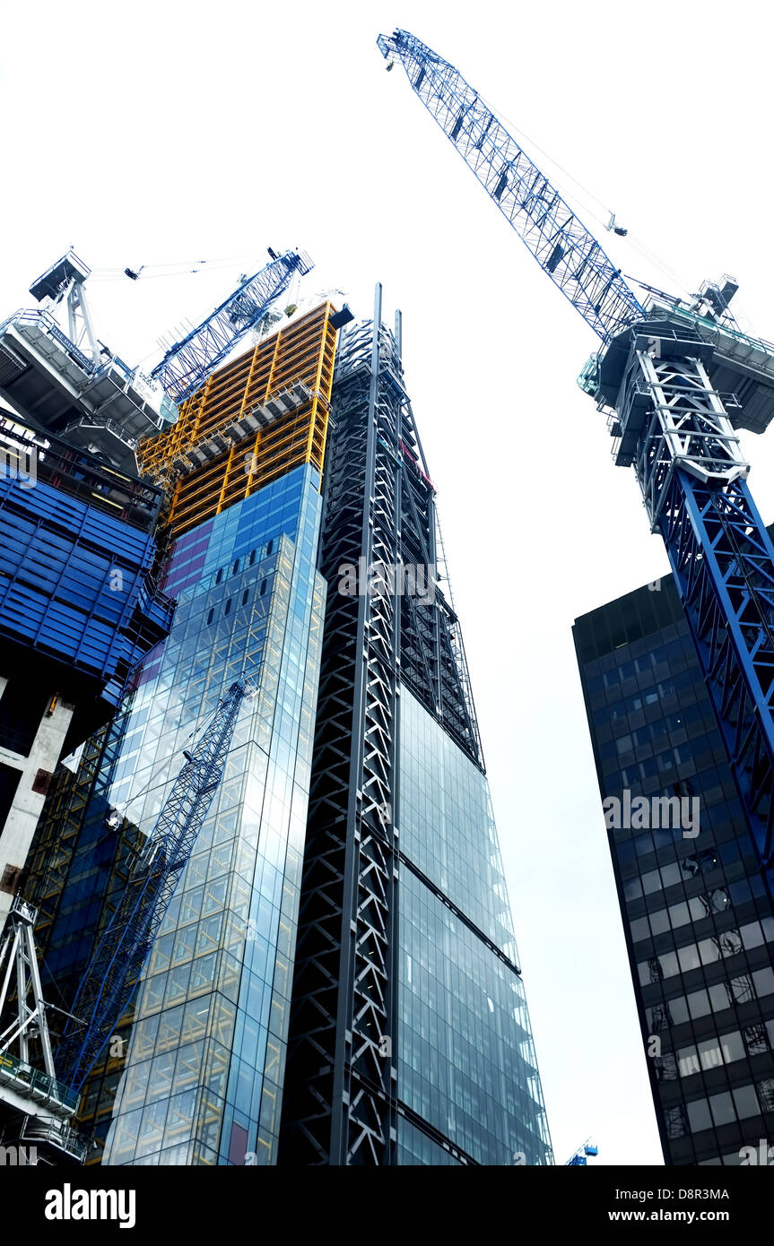 Construction of an office building Stock Photo - Alamy