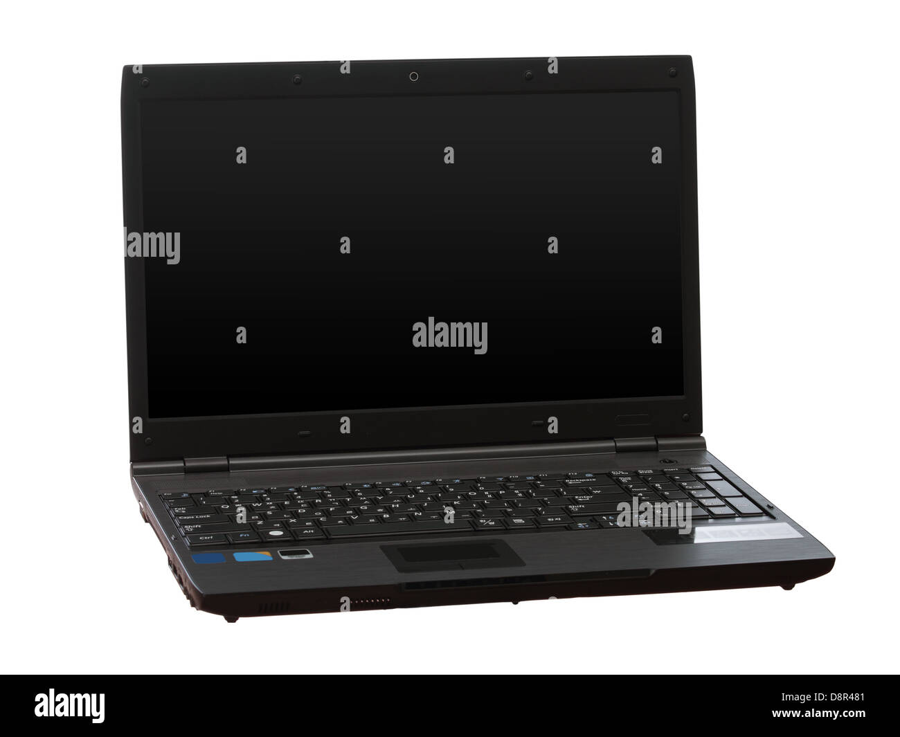latest model of modern laptop isolated on white Stock Photo - Alamy