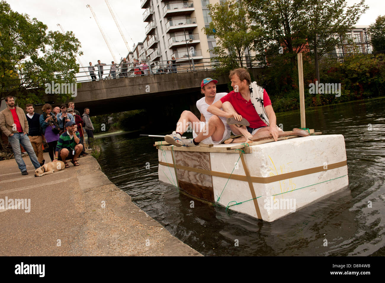4th Annual Regents Canal Raft Race, Bow, London, Britain - 25 Sep 2011 ...
