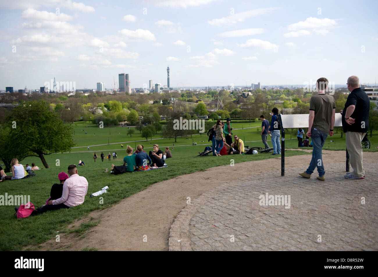 primrose hill ..taking in the sun skiving off from work whatever London ...