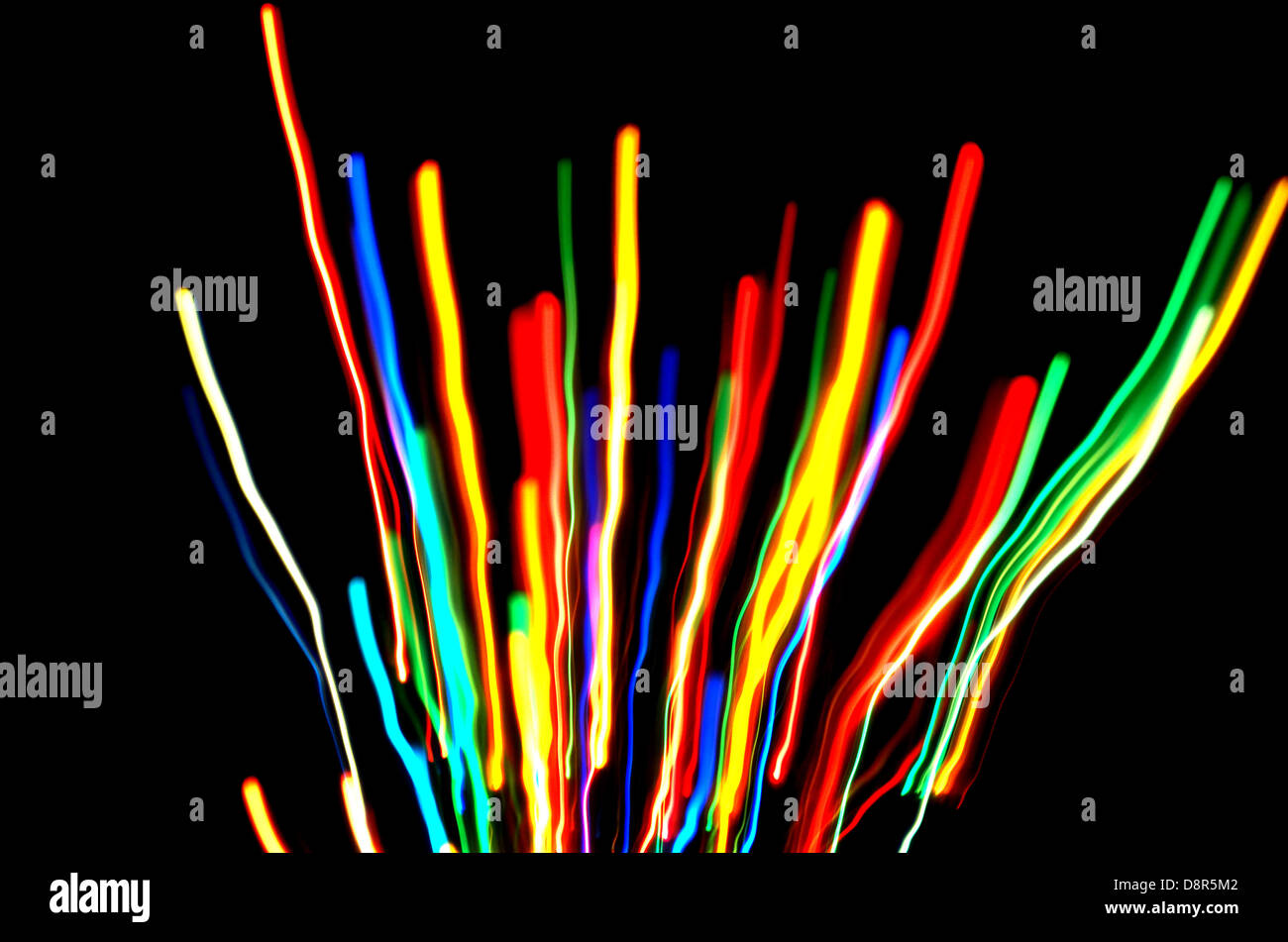 Green light trails hi-res stock photography and images - Alamy