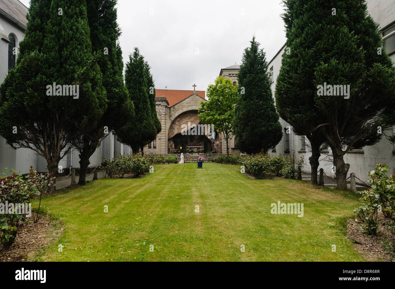 St. Mary's Roman Catholic grotto shrine in Belfast's Church Lane Stock ...