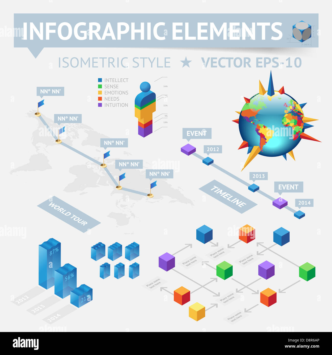Infographic design elements Stock Photo - Alamy