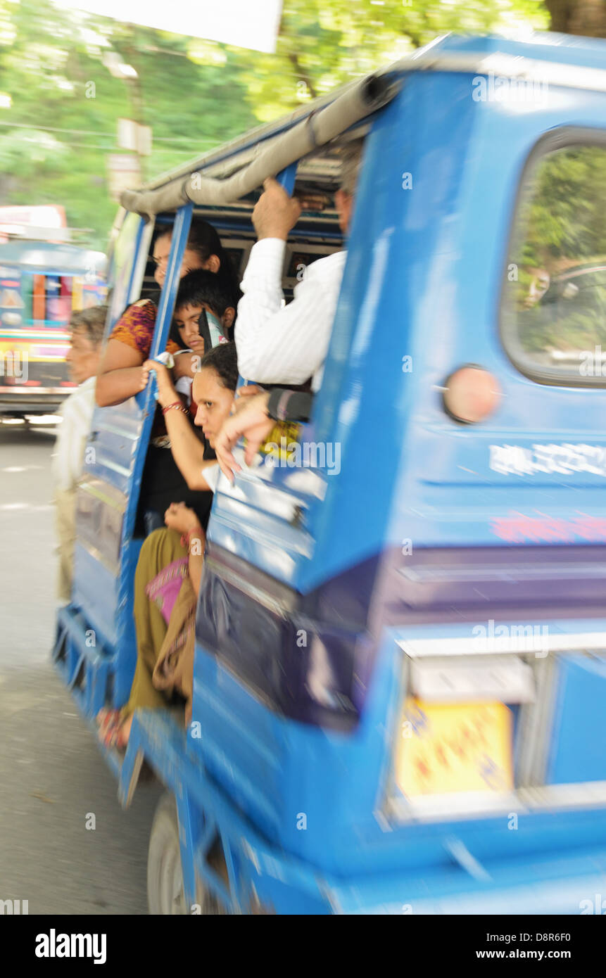 Auto rickshaw on a street in Rishikesh, India Stock Photo - Alamy