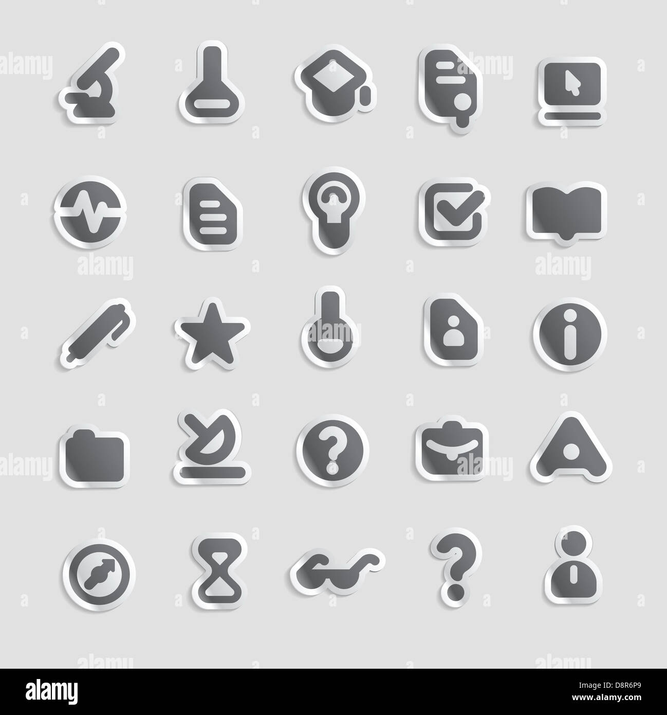 Science button hi-res stock photography and images - Alamy