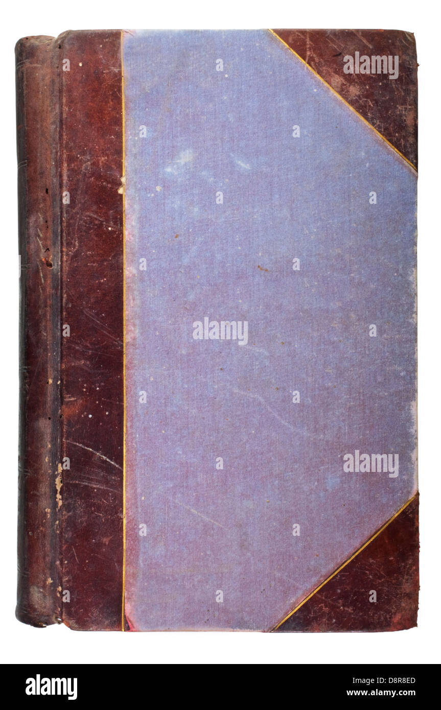 Old book cover and spine Cut Out Stock Images & Pictures - Alamy