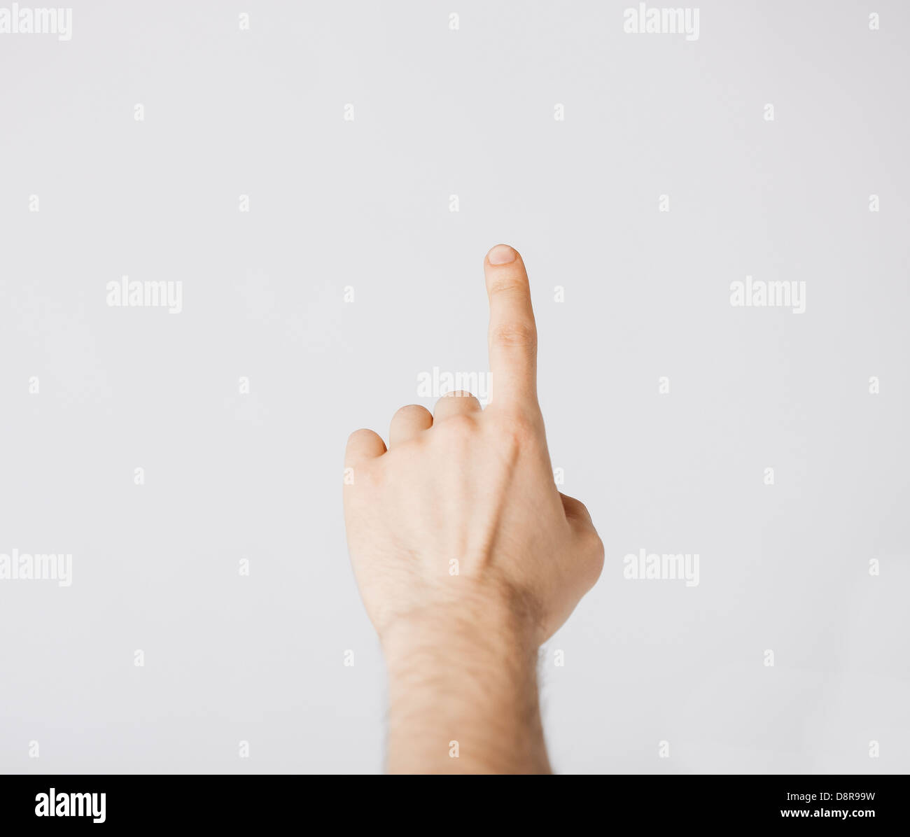 man hand pointing at something Stock Photo - Alamy