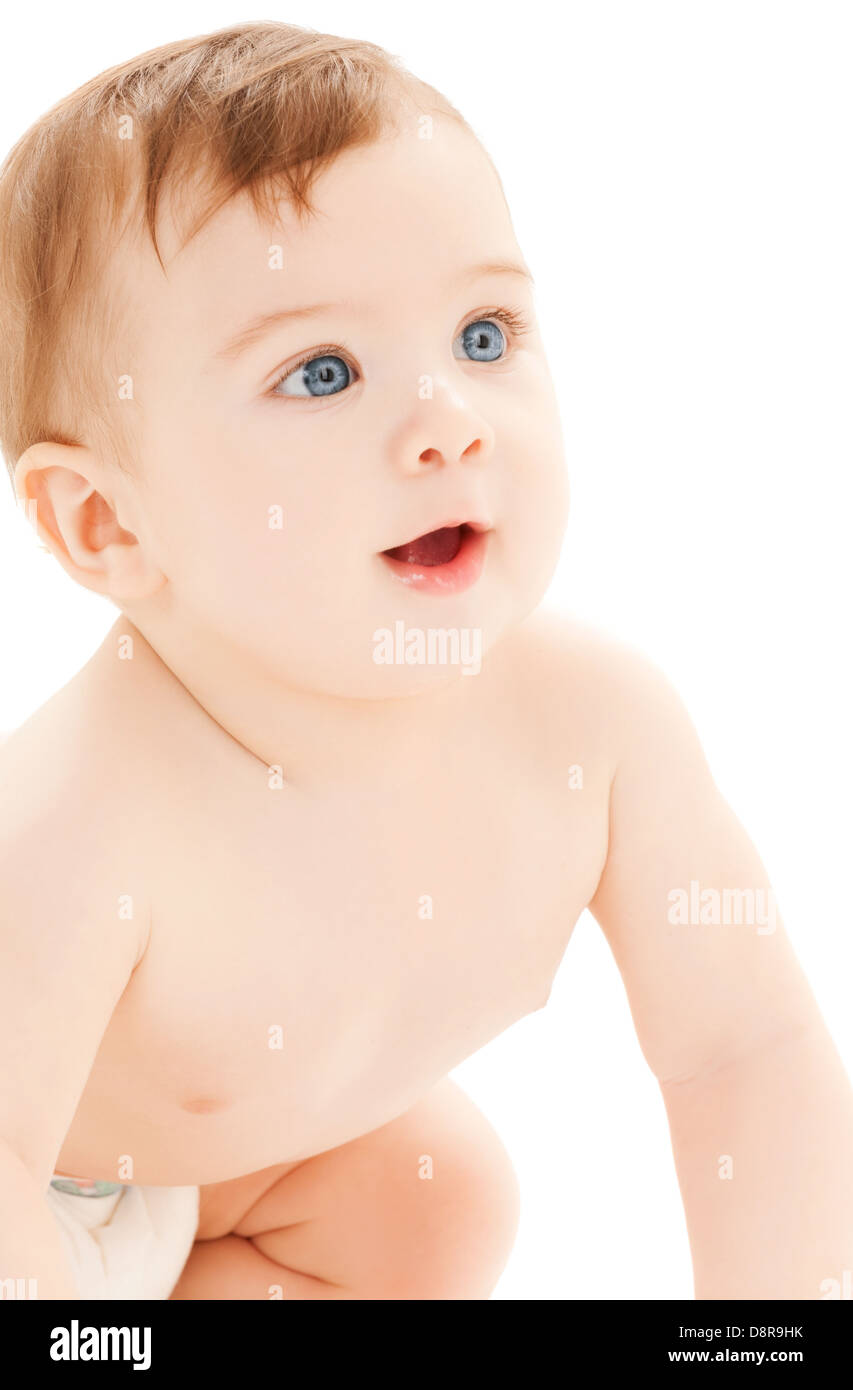 crawling curious baby Stock Photo - Alamy