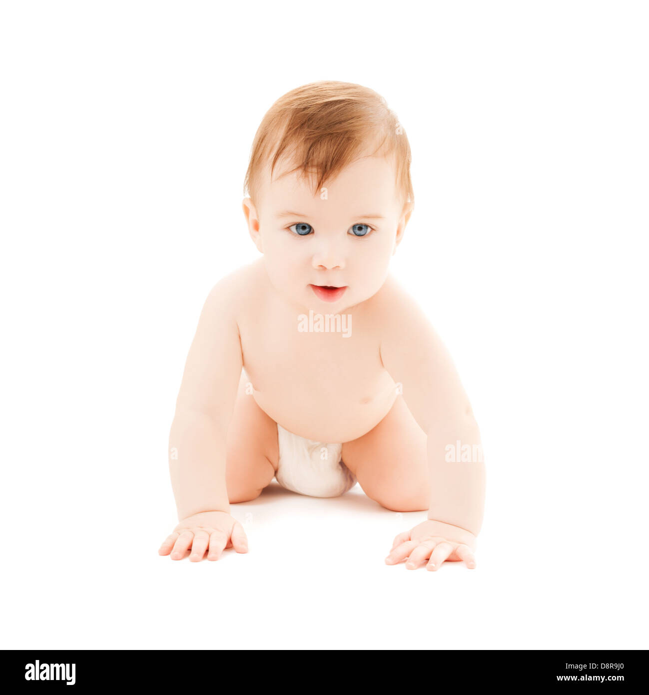 crawling curious baby Stock Photo - Alamy