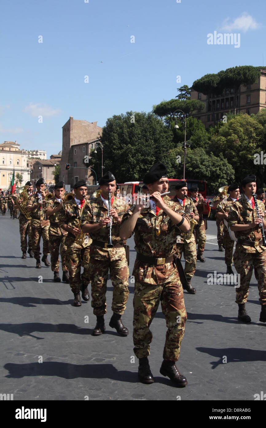 Rome, Italy. Rome, Italy. 2nd June 2013. Soldiers marching at the ...