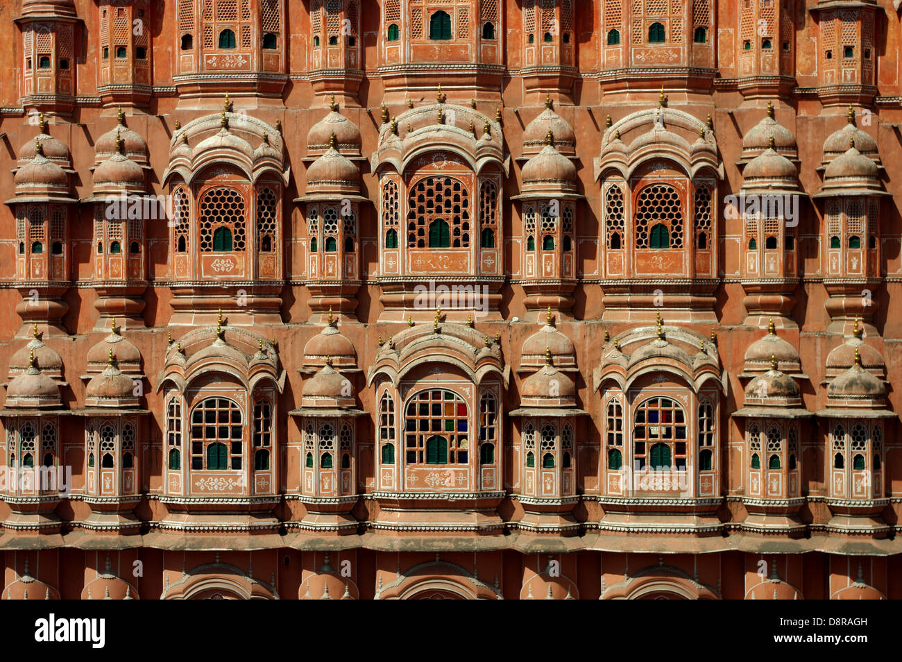 Hawa Mahal windows, Jaipur, Rajasthan, India Stock Photo - Alamy