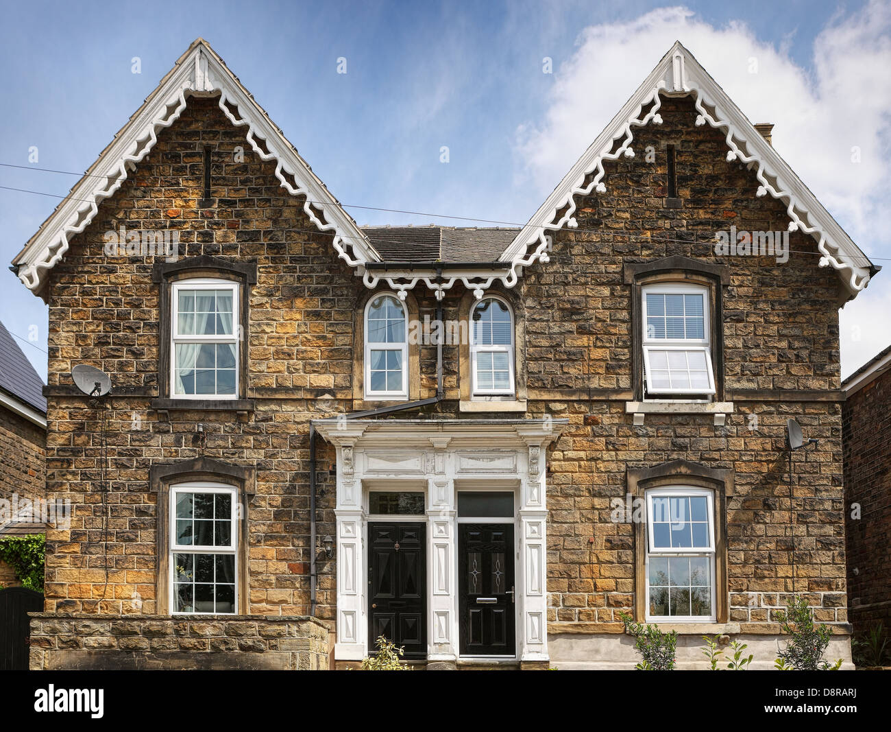 The typical british house Stock Photo - Alamy