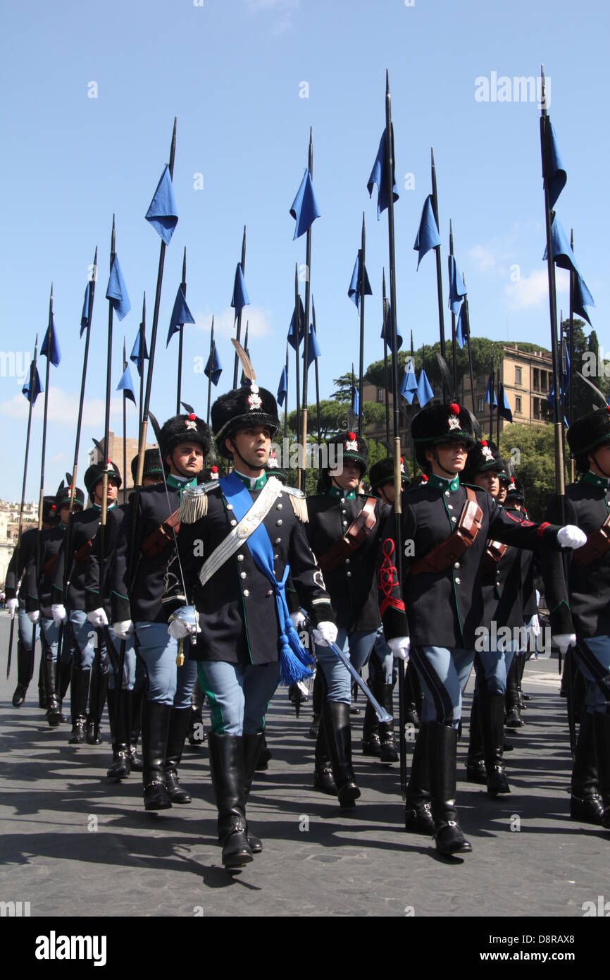 Rome, Italy. Rome, Italy. 2nd June 2013. Soldiers marching at the ...