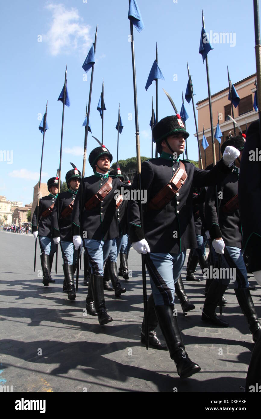Rome, Italy. Rome, Italy. 2nd June 2013. Soldiers marching at the ...