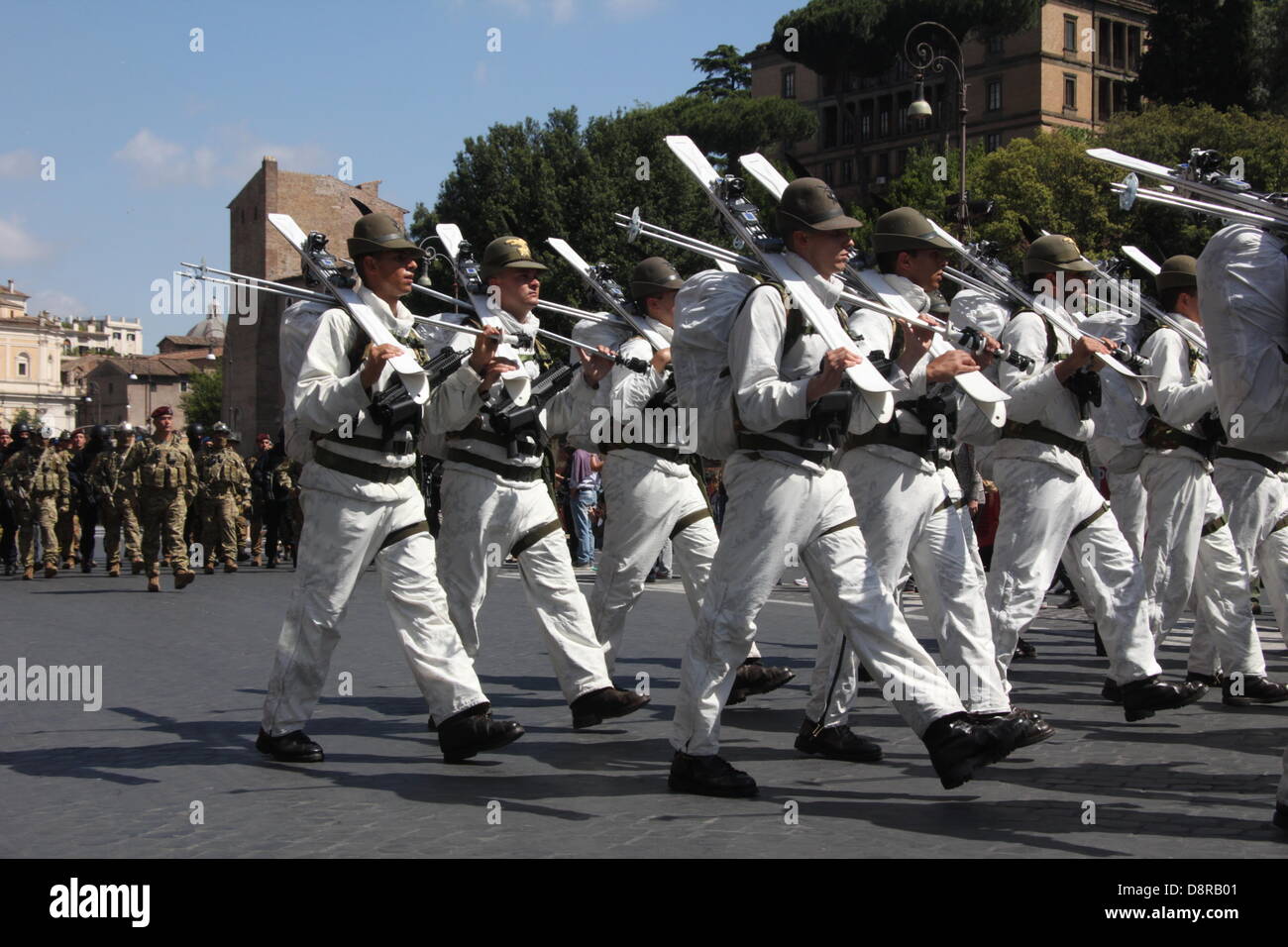 Rome, Italy. Rome, Italy. 2nd June 2013. Soldiers marching at the ...