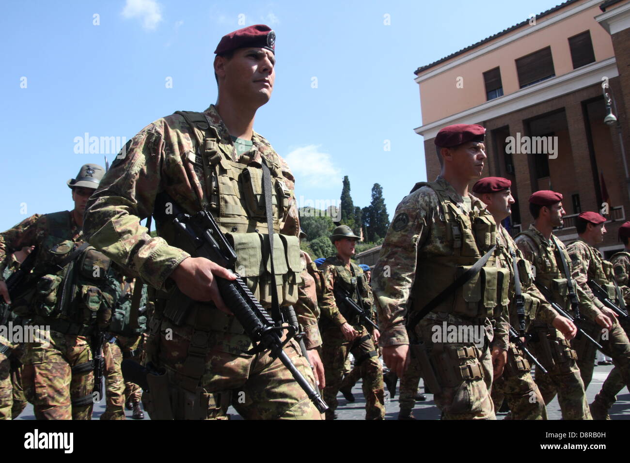 Rome, Italy. Rome, Italy. 2nd June 2013. Soldiers marching at the ...