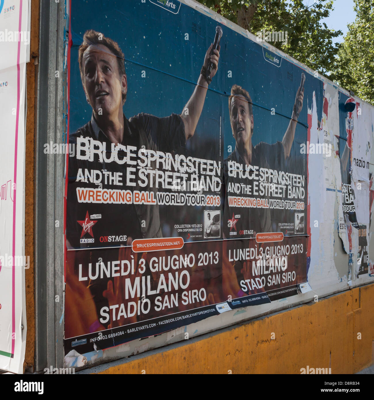 Milan, Italy - June 3, 2013: Thousands of fans gather outside the ...