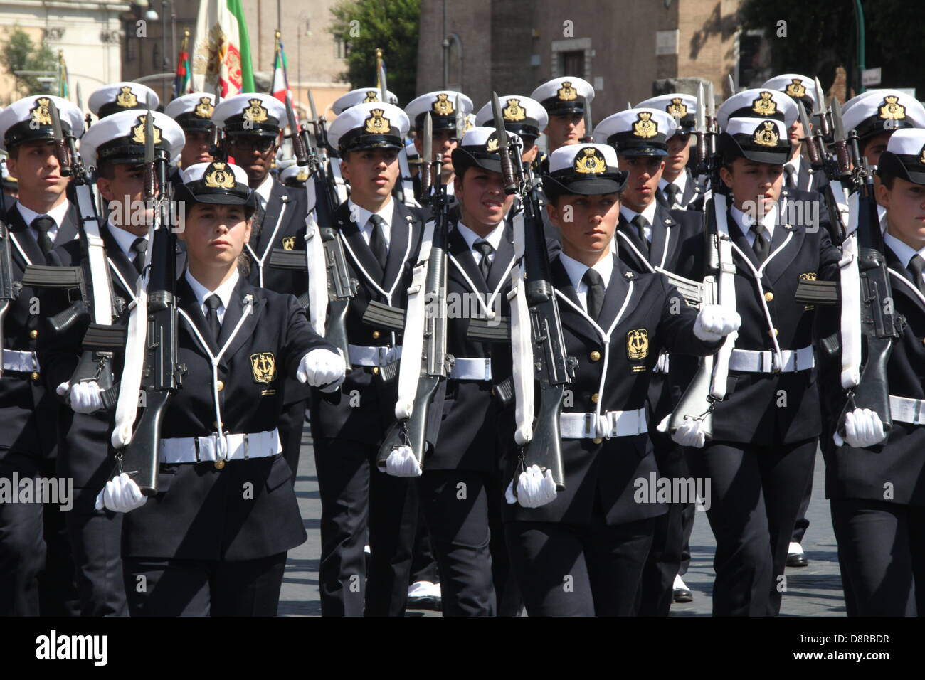Rome, Italy. Rome, Italy. 2nd June 2013. Soldiers marching at the ...