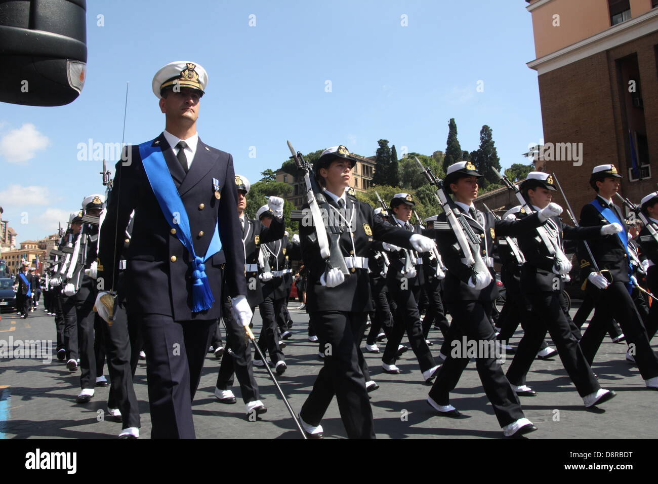 Rome, Italy. Rome, Italy. 2nd June 2013. Soldiers marching at the ...