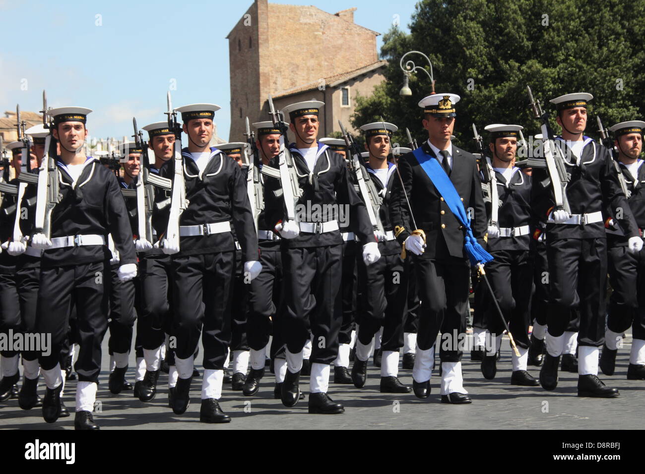 Rome, Italy. Rome, Italy. 2nd June 2013. Soldiers marching at the ...