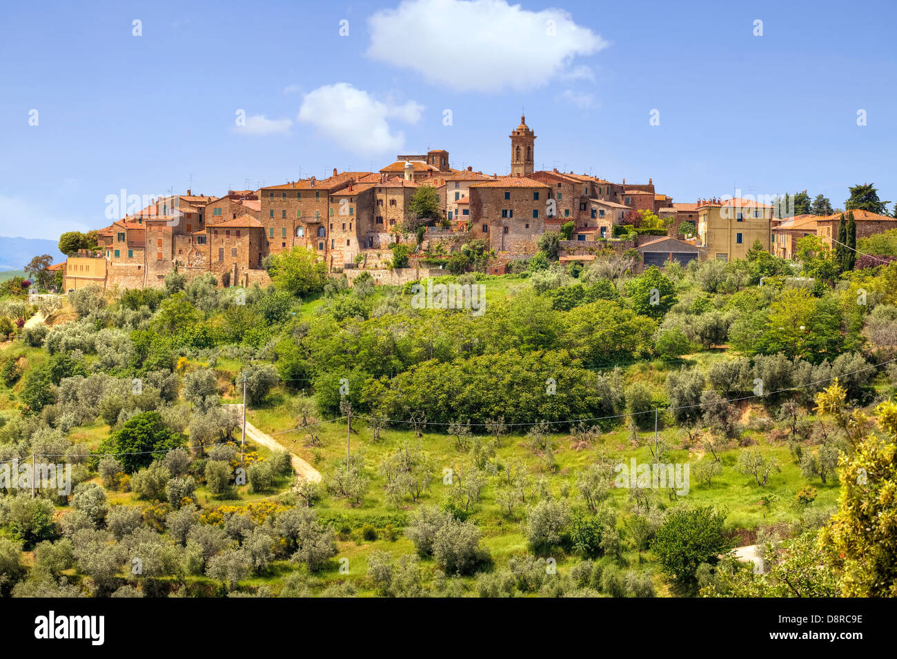 Castelmuzio, Tuscany, Italy Stock Photo - Alamy