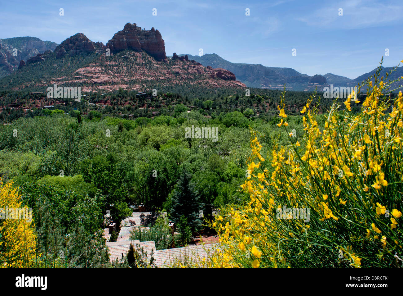 The Red Rock State Park, as seen from the Red Rock Loop Road, in Sedona ...