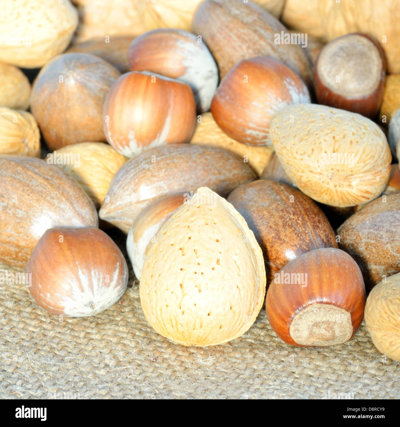 assortment of tasty nuts Stock Photo - Alamy