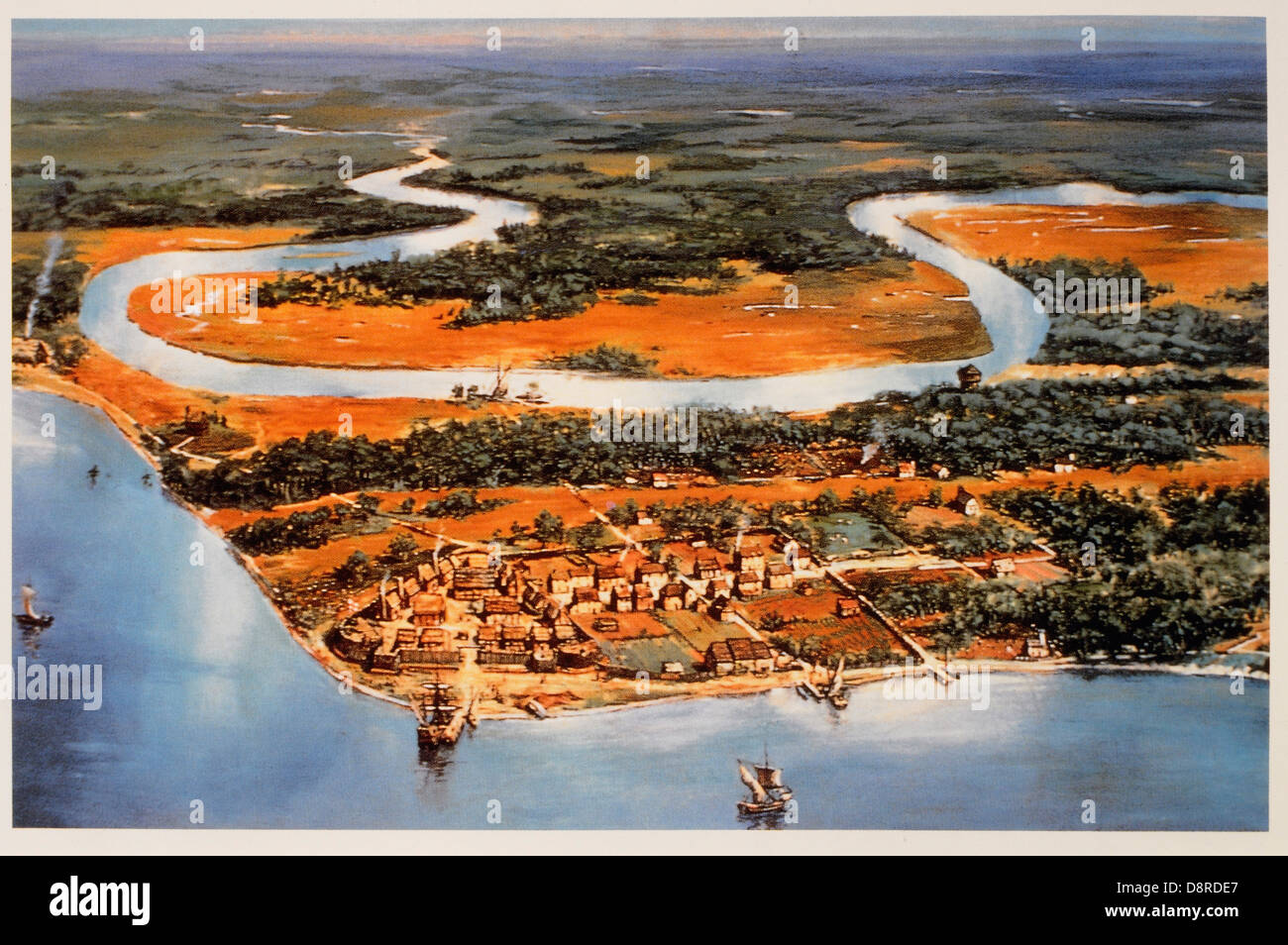 Jamestown settlement hi-res stock photography and images - Alamy