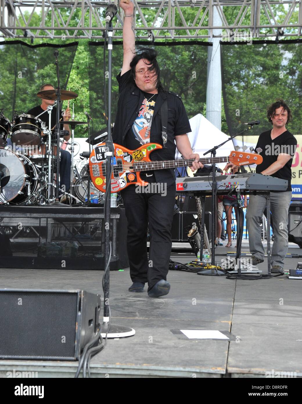 New York, USA. 2nd June, 2013. Robby Takac on stage for K-104.7 K-FEST ...