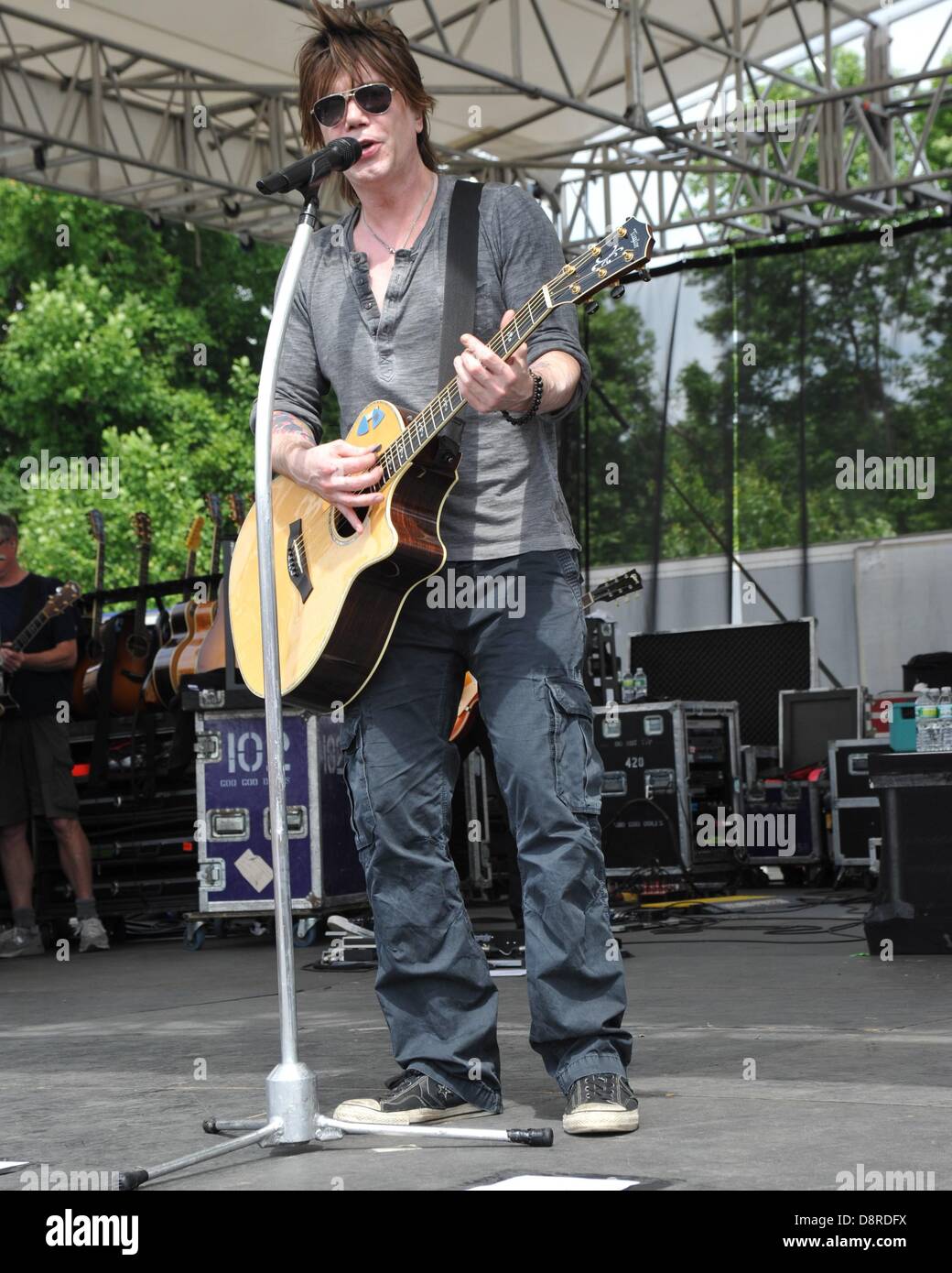 New York, USA. 2nd June, 2013. John Rzeznik on stage for K-104.7 K-FEST ...