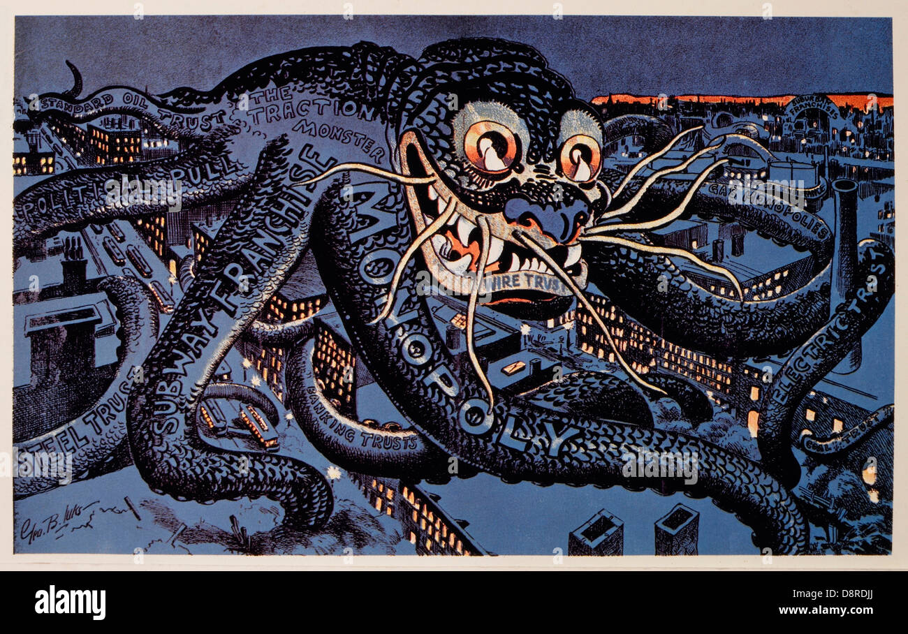 Monopoly Octopus Cartoon