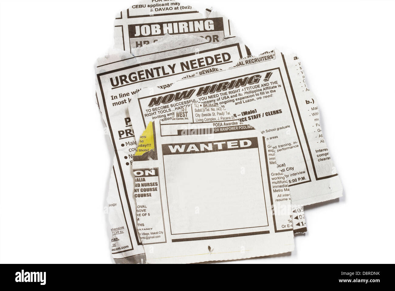 Blank Help Wanted Ads Examples