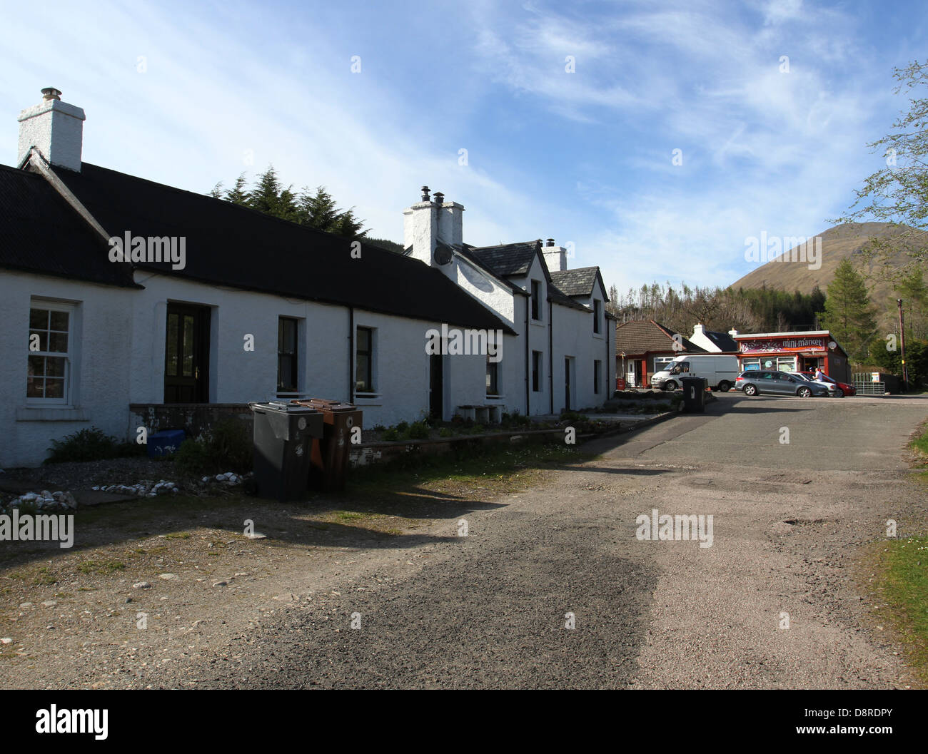 Tyndrum street scene Scotland May 2013 Stock Photo - Alamy