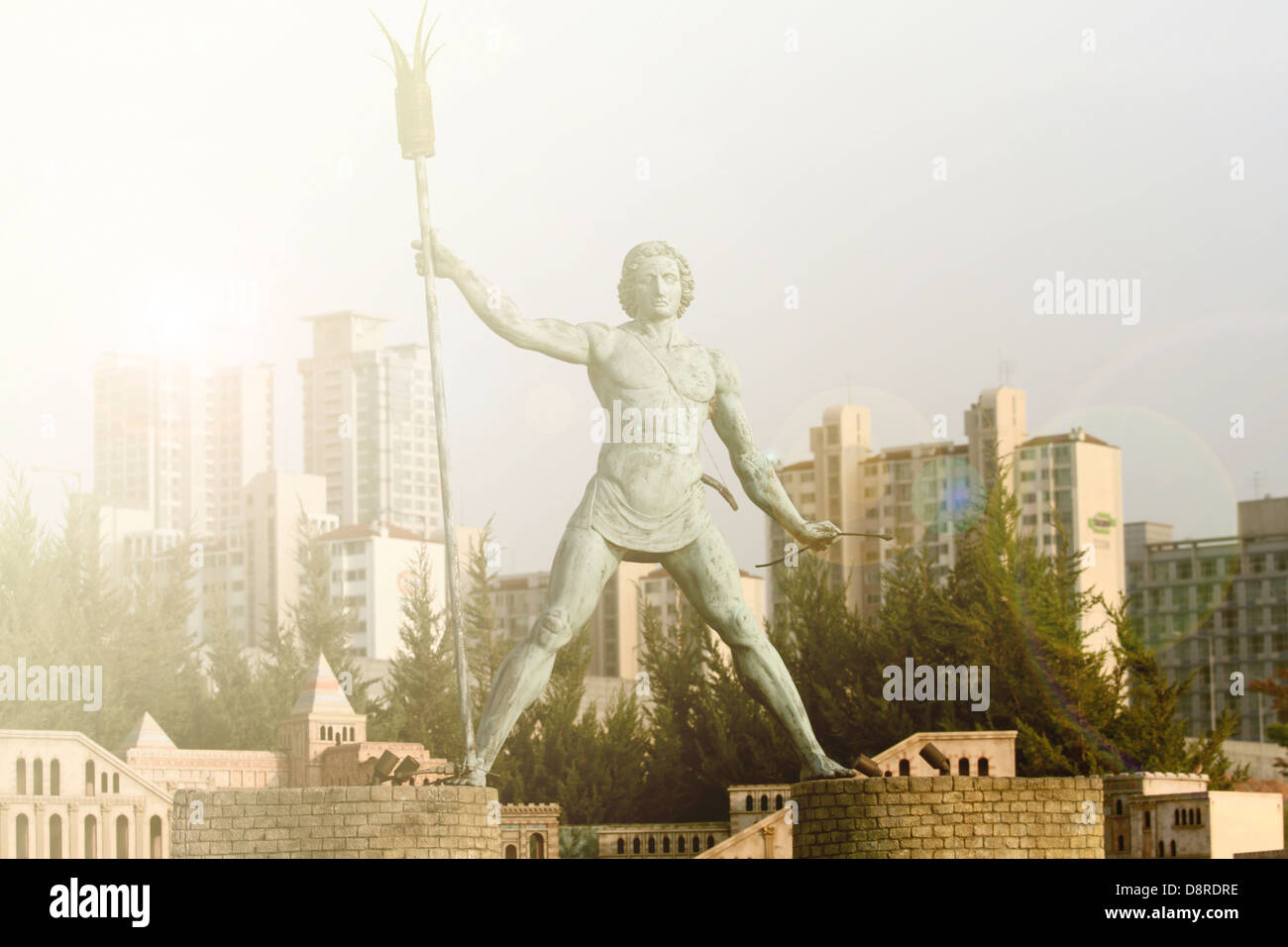 Classical roman statue miniature at seoul korea Stock Photo - Alamy