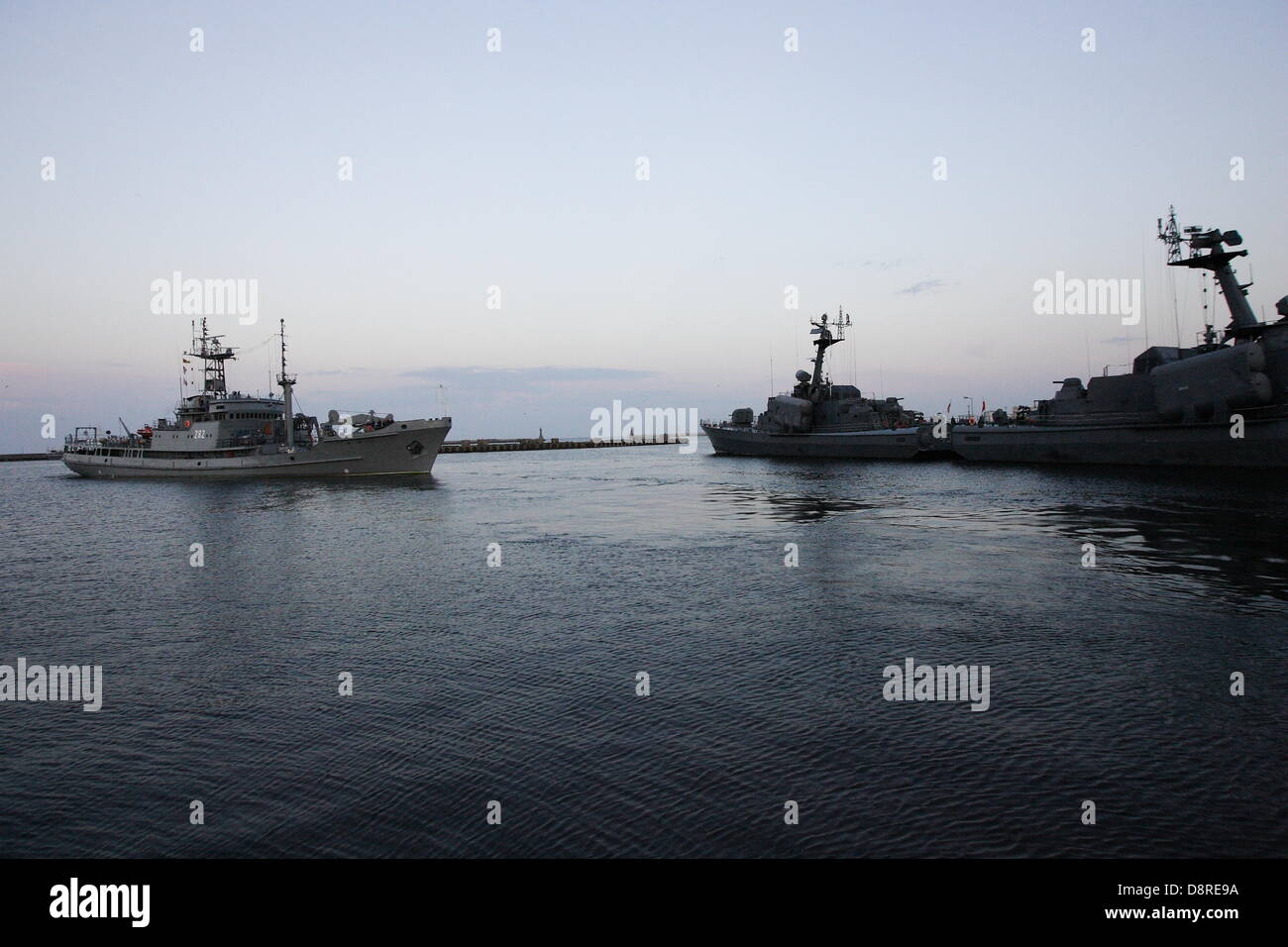 Gdynia, Poland, 3rd, June 2013 Polish Naval Base in Gdynia. ORP Lech ...
