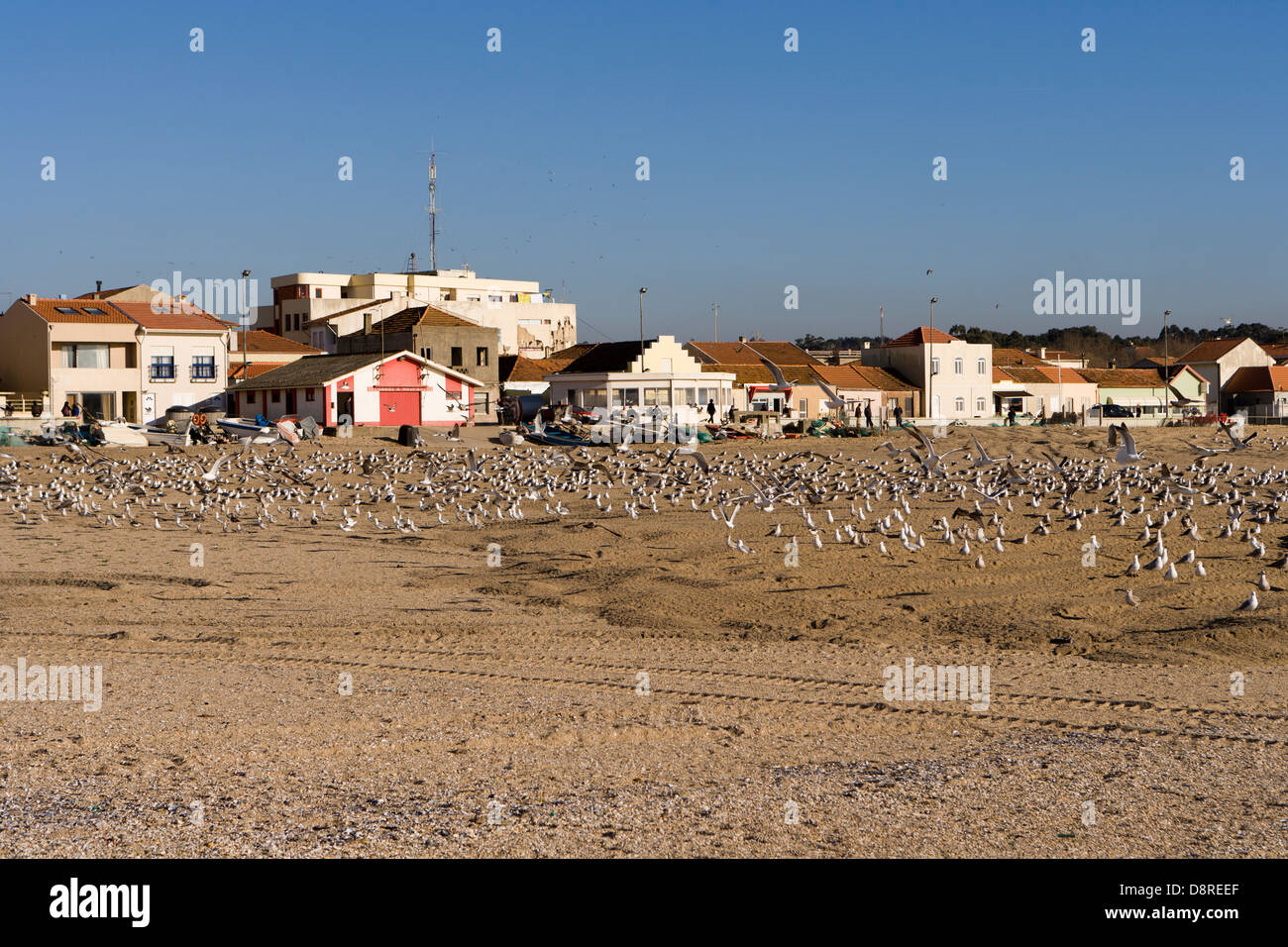 Aguda beach, Vila Nova de Gaia Portugal Stock Photo - Alamy