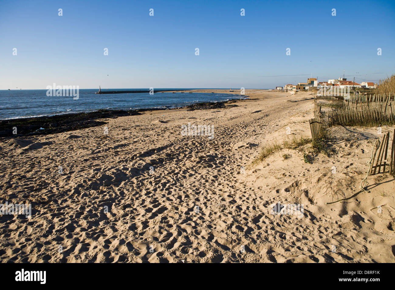 Aguda beach, Vila Nova de Gaia Portugal Stock Photo - Alamy