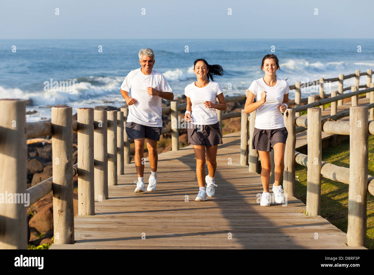 Teenager exercising jogging hi-res stock photography and images - Alamy