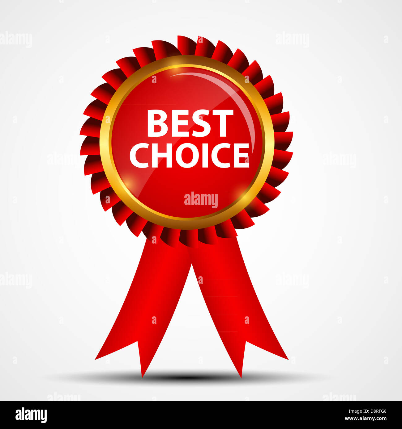 Vector red sign, label template Stock Photo - Alamy